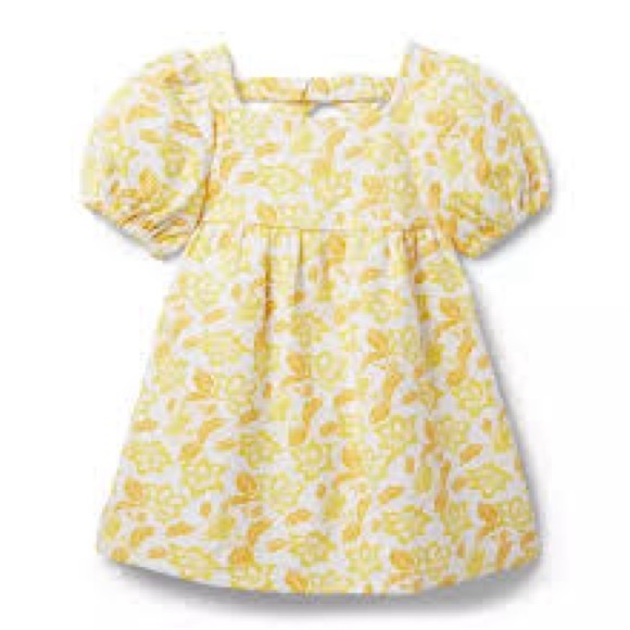 Janie and Jack | Dresses | Janie And Jack Yellow Babydoll Dress | Poshmark